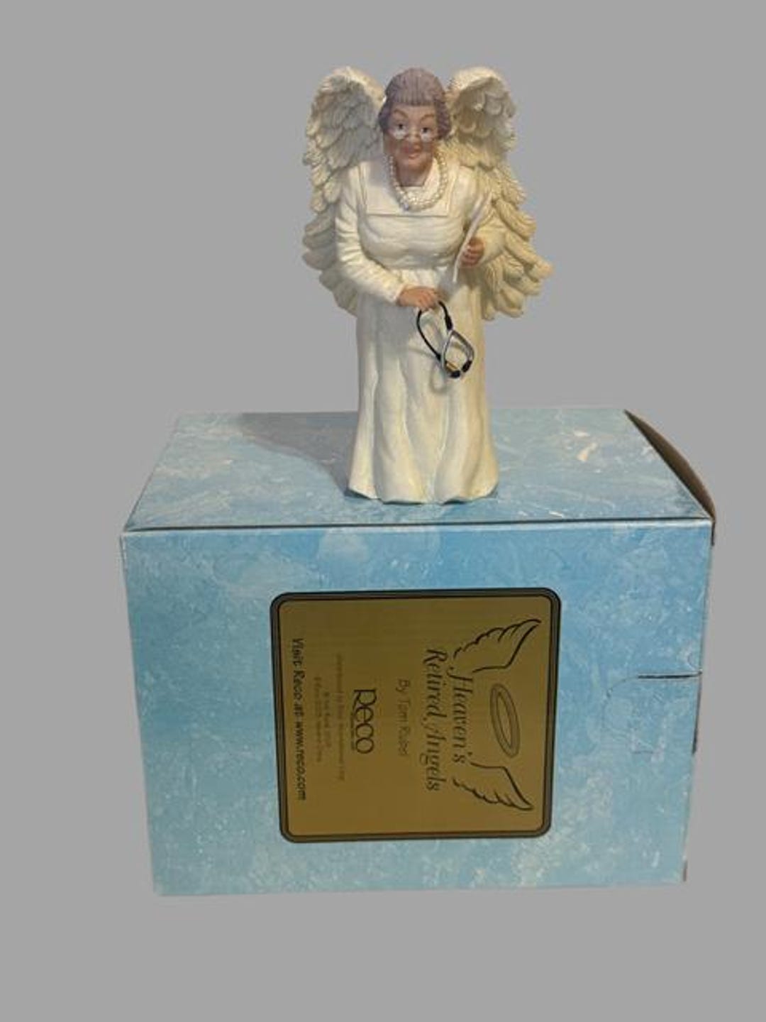 Vintage Heavens Retired Angel Figurine Rubel Studio Grandma Ms Alice ...