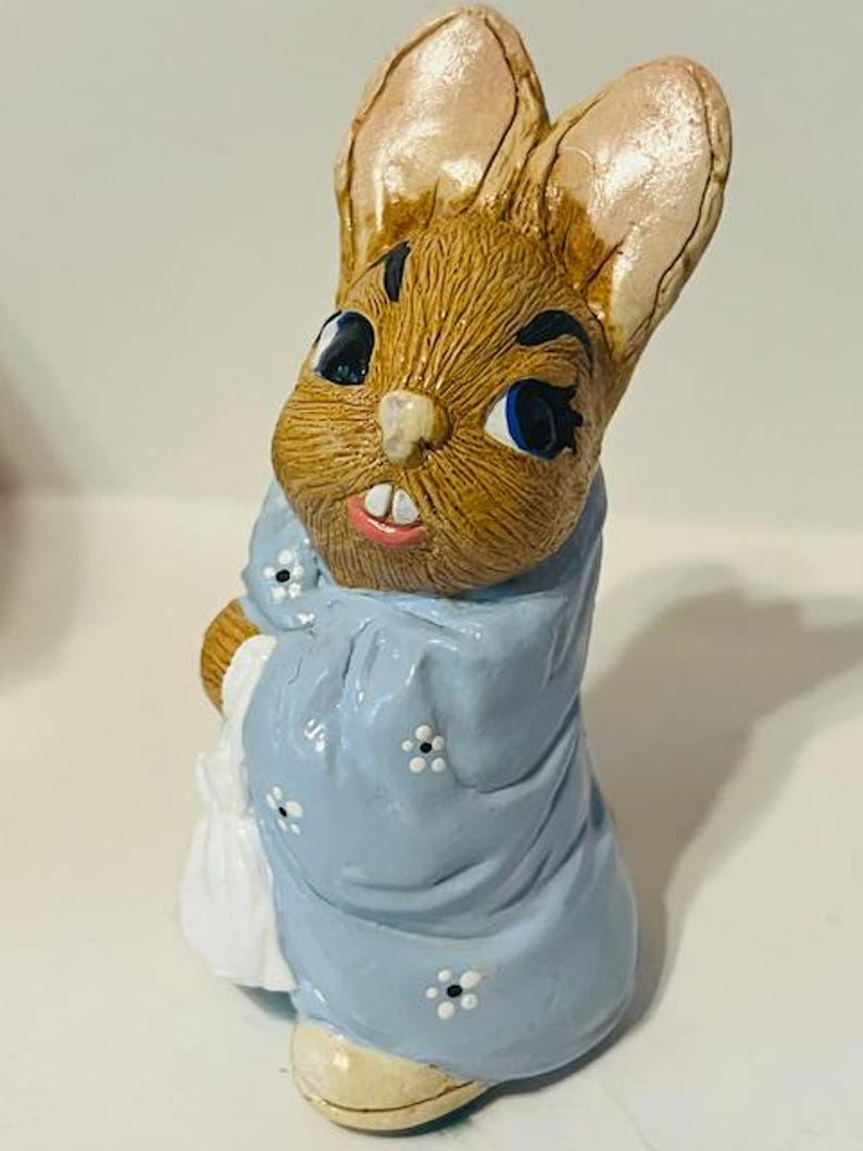 Pendelfin Pepiware Bunny Rabbit Figurine Anthropomorphic Stonecraft ...