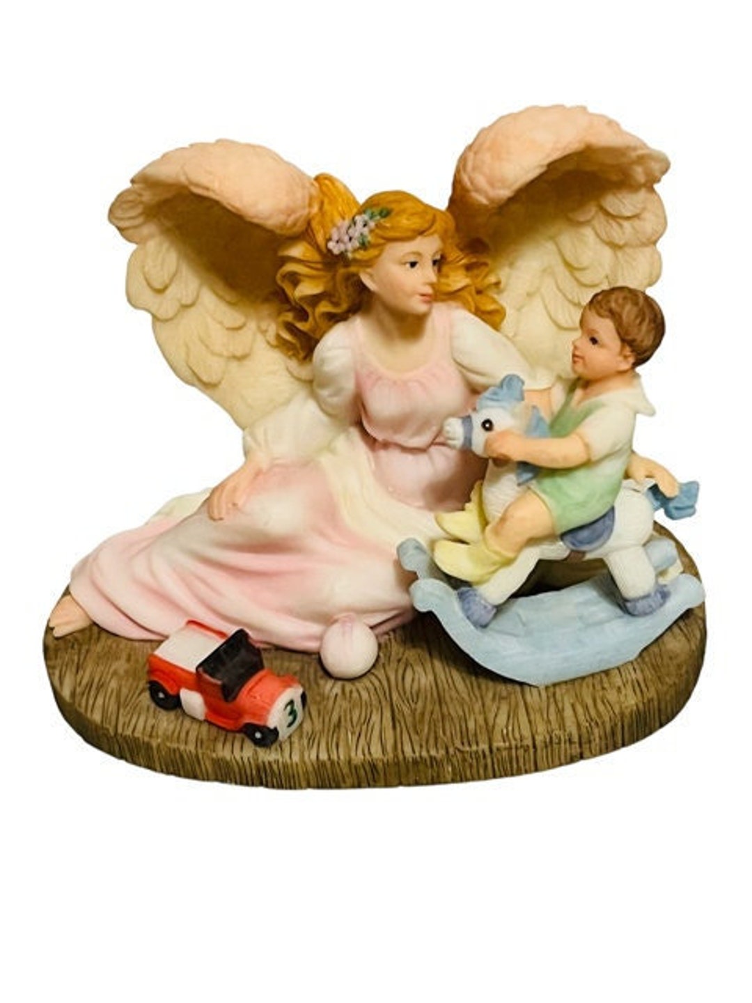 Seraphim Classics Angel Figurine Sculpture Roman Gift Vtg Watch Over Me ...