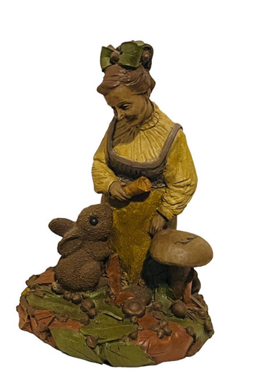 Tom Clark Figurine Gnome Elf SIGNED Sculpture Cairn Vtg Rosemary Bunny ...