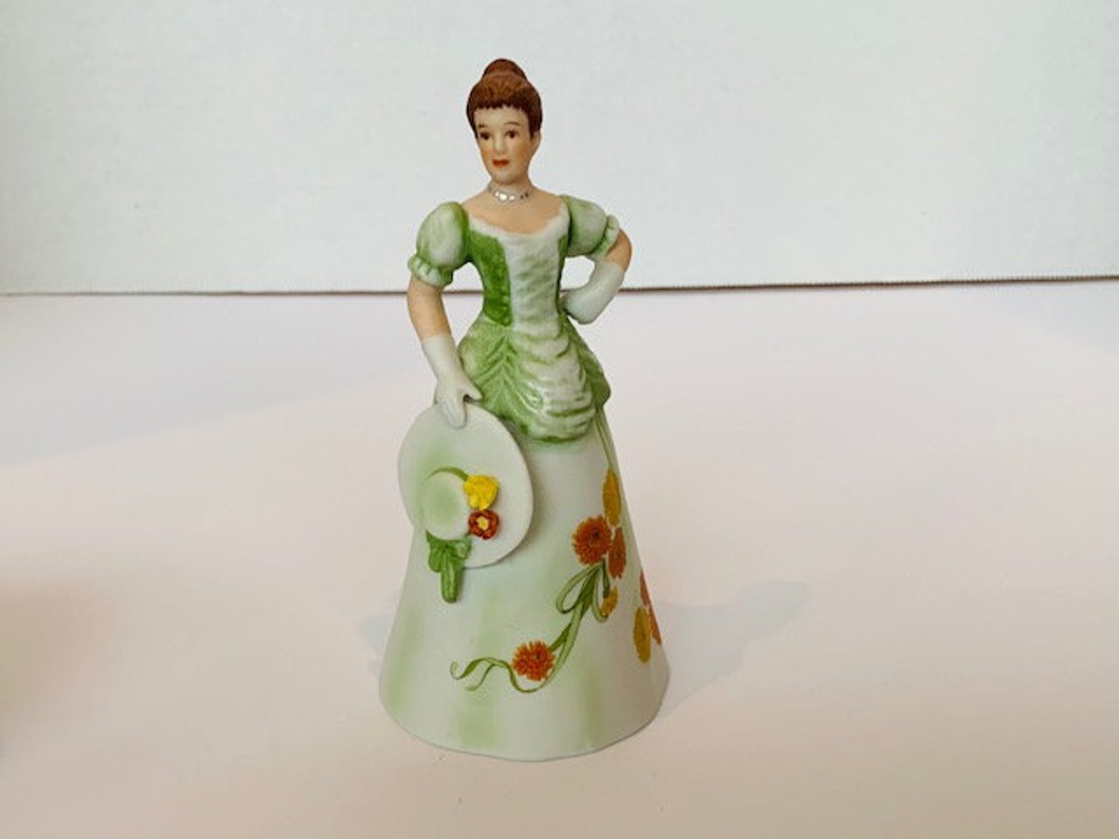 ENESCO PORCELAIN BELL Figurine 1986 Vintage Vtg October - Etsy
