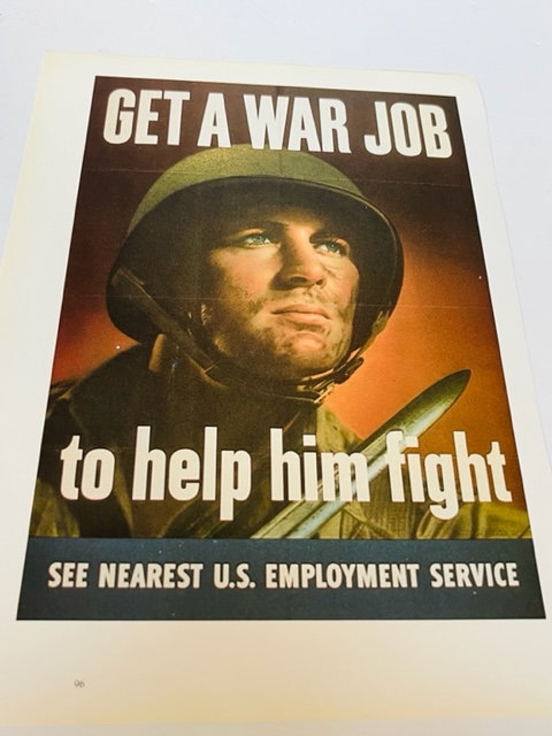 World War Advertisement Ad Vtg Print Litho 12X9 WW2 WWII Job Remember ...