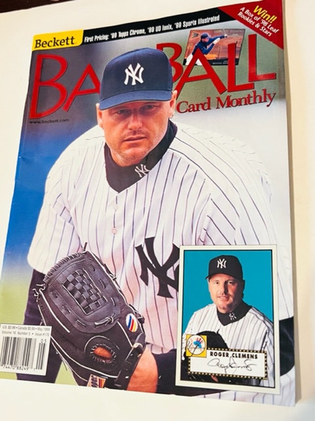 Beckett Sports Card Magazine Monthly Price Guide Baseball 16 Roger ...