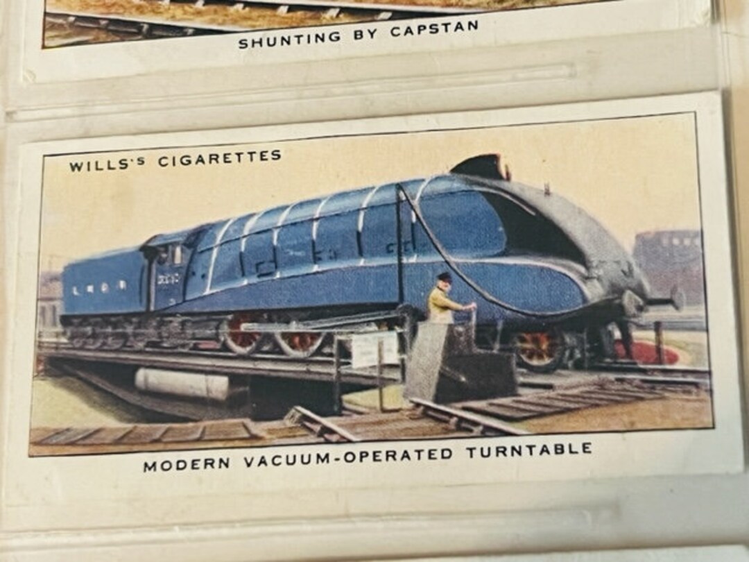 Railroad Card Train Railway Equipment 1938 HO WD Wills Imperial ...