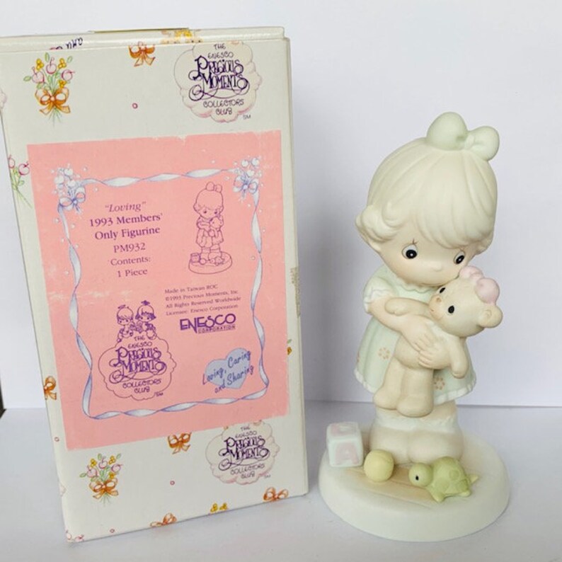 PRECIOUS MOMENTS FIGURINE Enesco Vintage Sculpture Decor Gift - Etsy