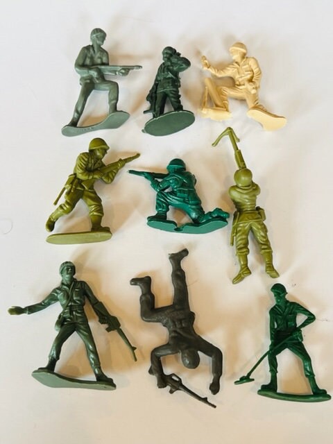 Toy Soldier Vtg Military Figure Army Men Mpc Mee Marx Plastic - Etsy