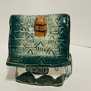 Blue Sky Pottery Candle Holder Heather Goldmine Signed 2002 Cottage ...