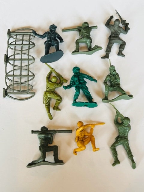 Toy Soldier Vtg Military Figure Army Men Mpc Mee Marx Plastic - Etsy