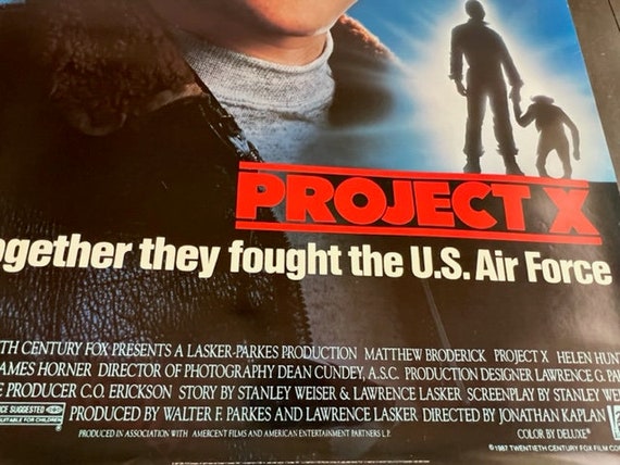 Project X 1987 Poster