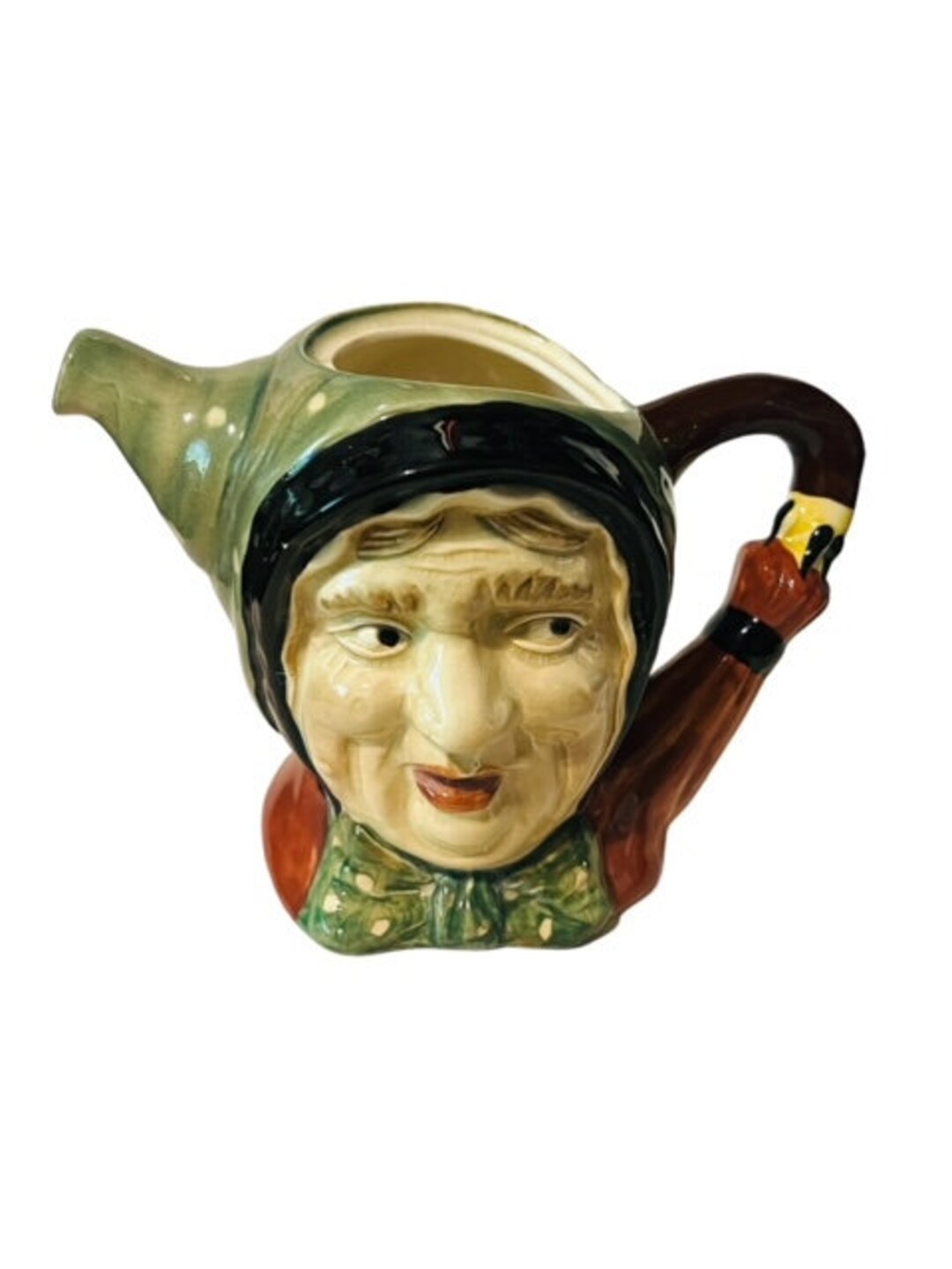 England Toby Mug Jug Teapot Cottage House Figurine Tea Pot Grandma ...