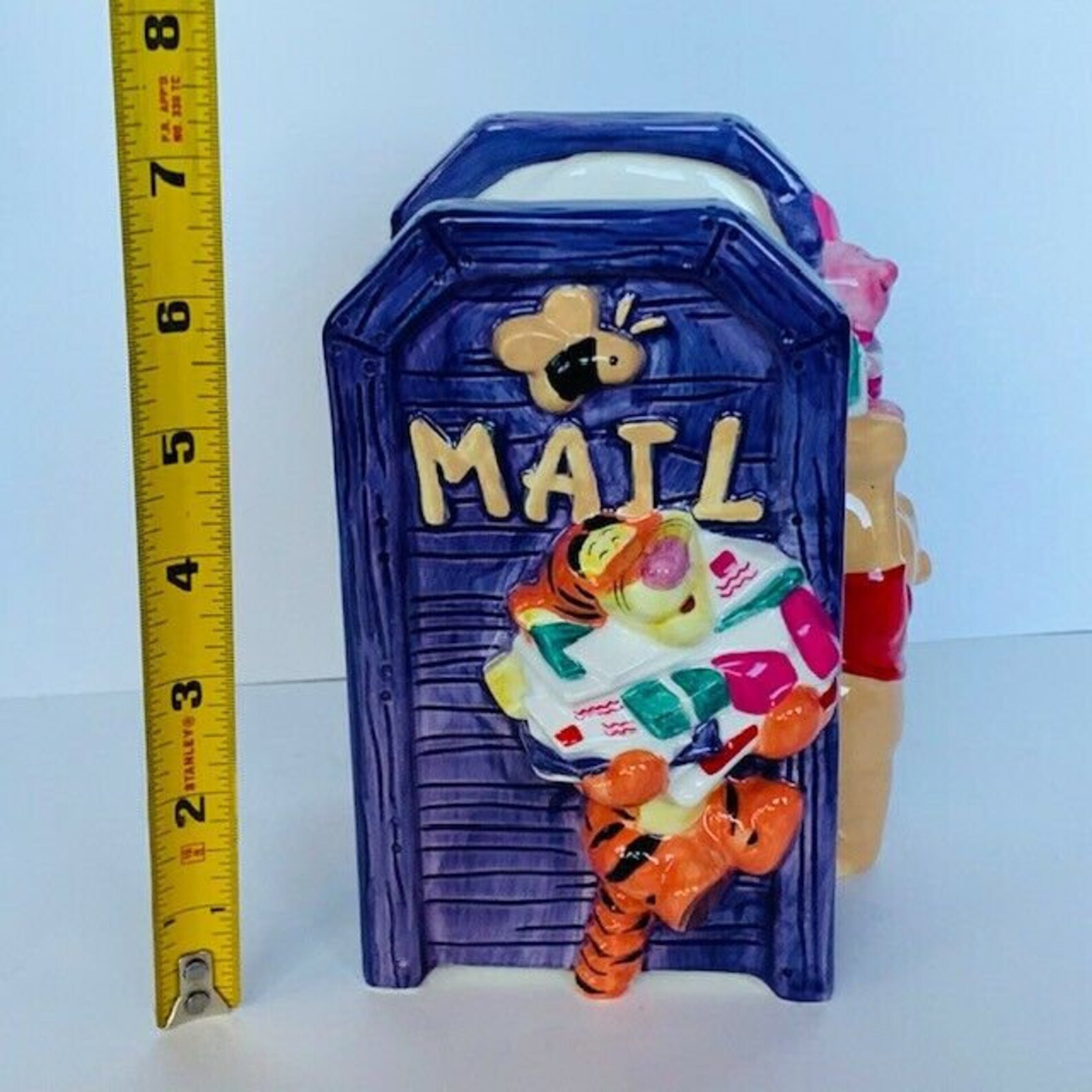 Walt Disney Planter Winnie Pooh Mail Box Figurine FTD Piglet | Etsy