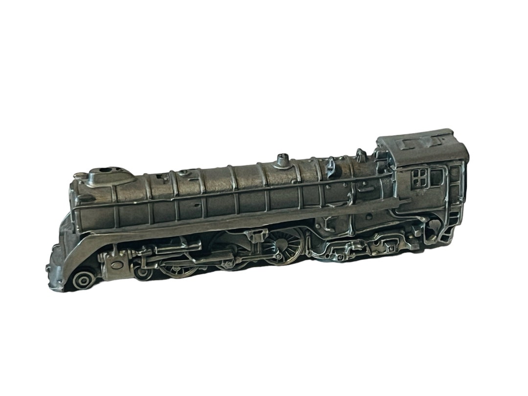 Danbury Mint Pewter Train American Steam Engine Locomotive Figurine ...