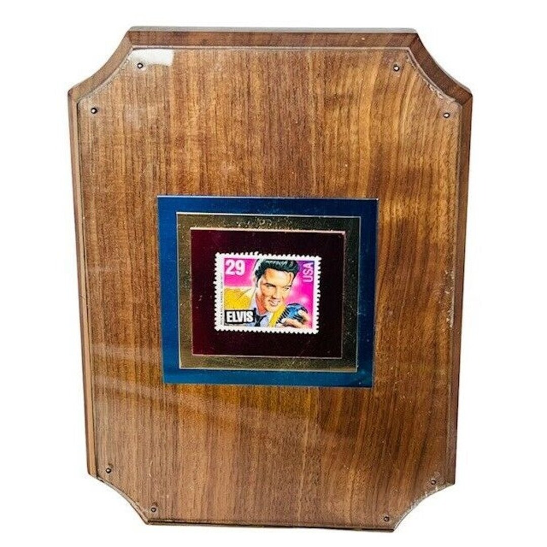 Elvis Presley Stamp Framed 8X6 Plaque Wall Hanging Memorabilia ...
