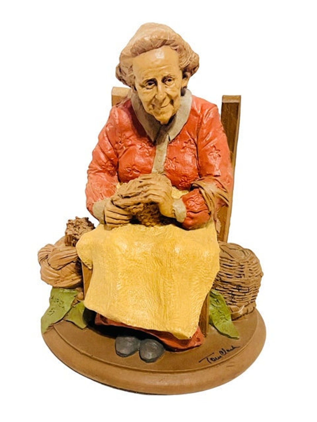 Tom Clark Figurine Gnome Elf SIGNED Sculpture Cairn Vtg Mabel Grandma ...