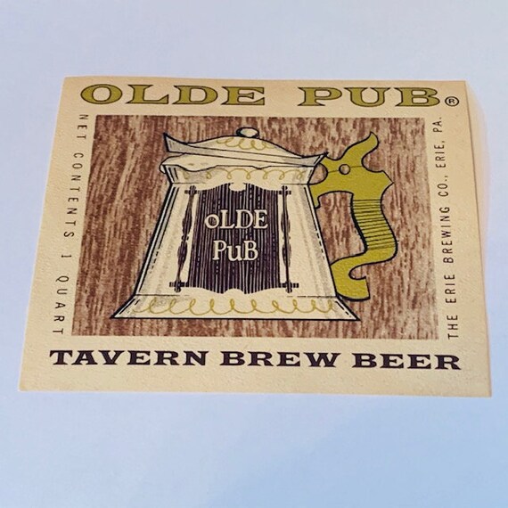 WINE BEER LABEL Drug Store Antique Paper Ephemera Vintage Ww2 | Etsy