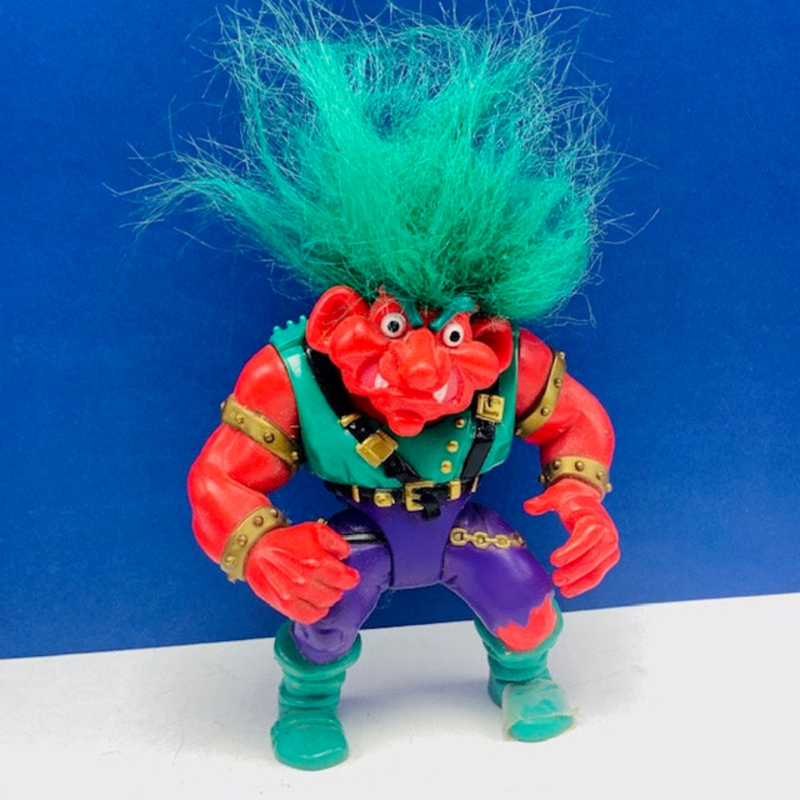 TROLLS ACTION FIGURE Toy Collectible Vtg Retro Vintage Warrior - Etsy