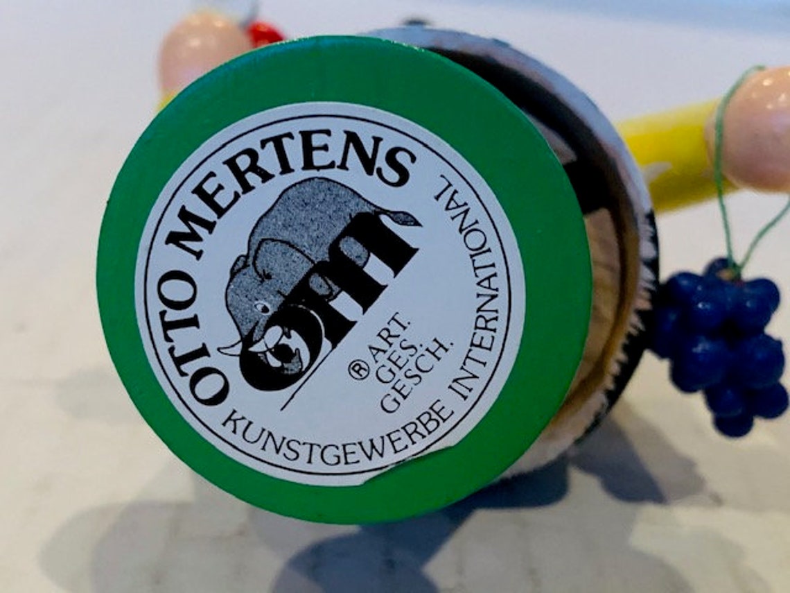 OTTO MERTENS SMOKER West Germany hand carved wood wooden | Etsy