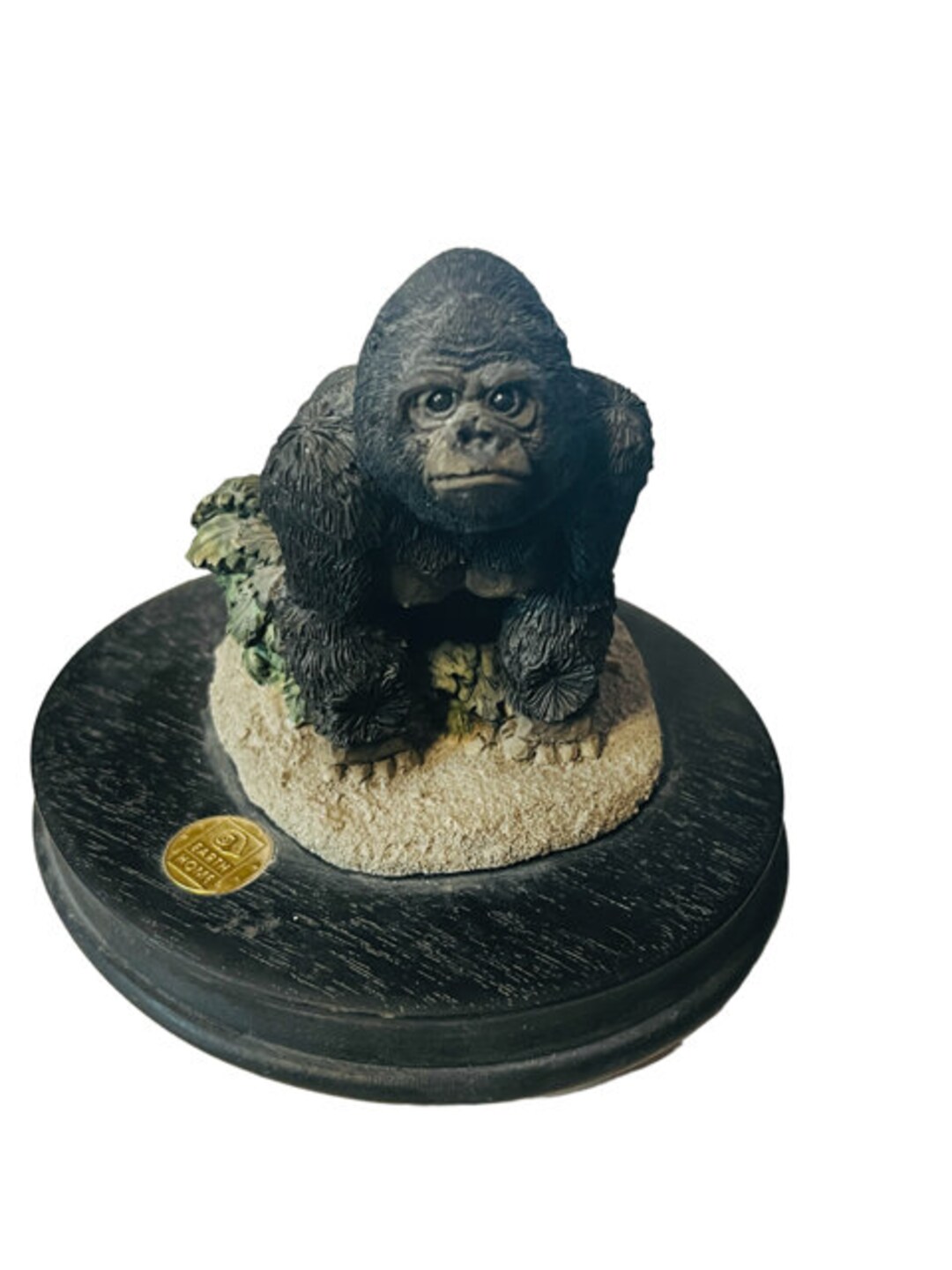 Silverback Gorilla Figurine Sculpture Earth Home Endangered Lowland ...