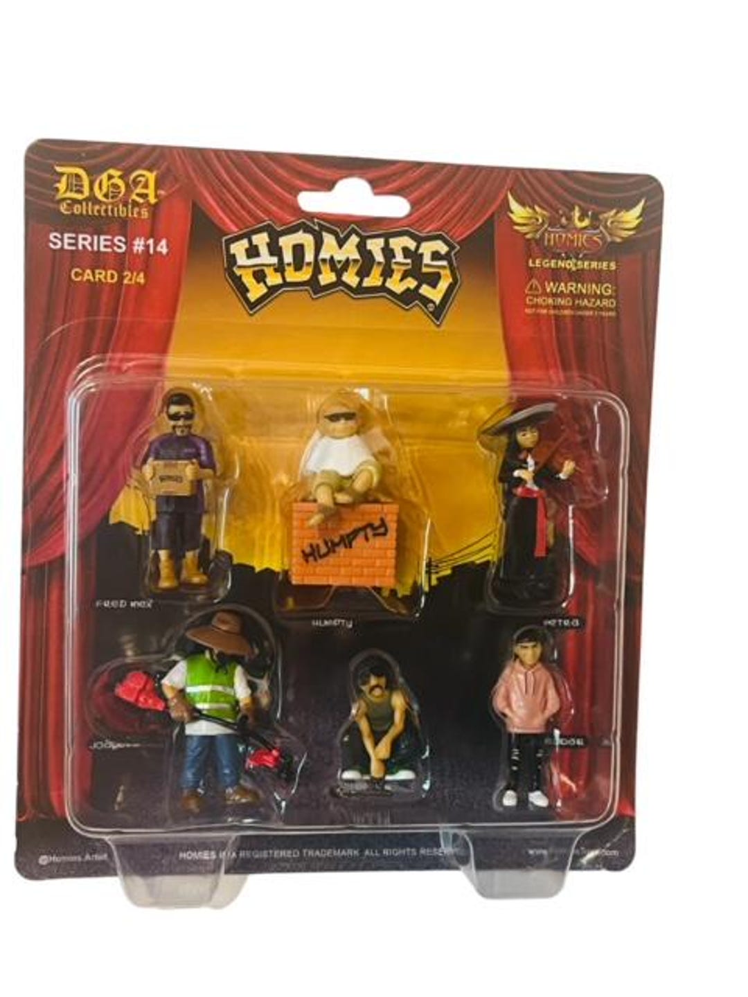Homies Shop Toy Figure Global Lowrider MOC Series 14 DGA Humpty Edgar ...