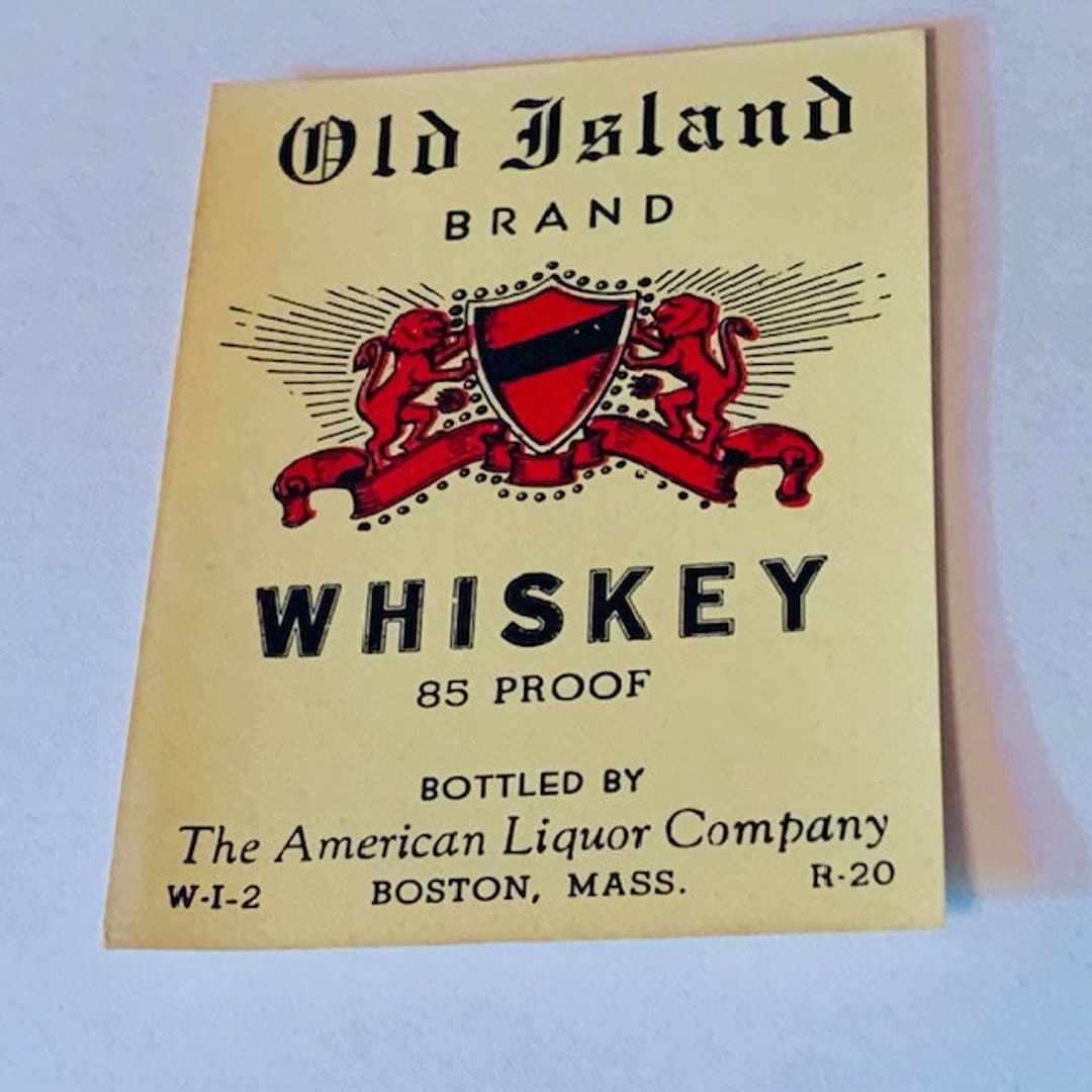 BOURBON WHISKEY LABEL Drug Store Paper Ephemera Vintage Craft - Etsy