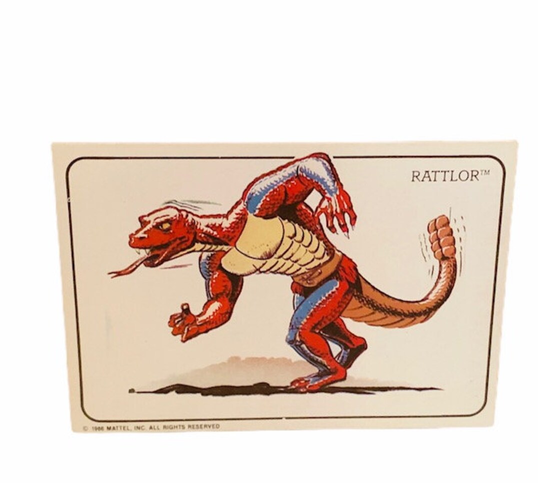 MASTERS UNIVERSE CALENDAR 1986 Mattel He-man She-ra Skeletor Card ...