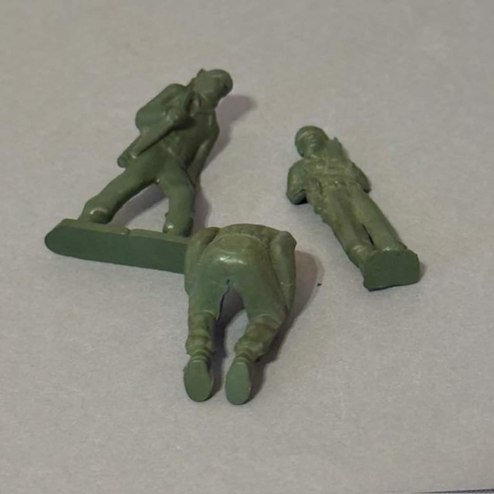 Vintage Army Men Lot Toy Soldier Military Figures Mpc Mee Marx Plastic ...
