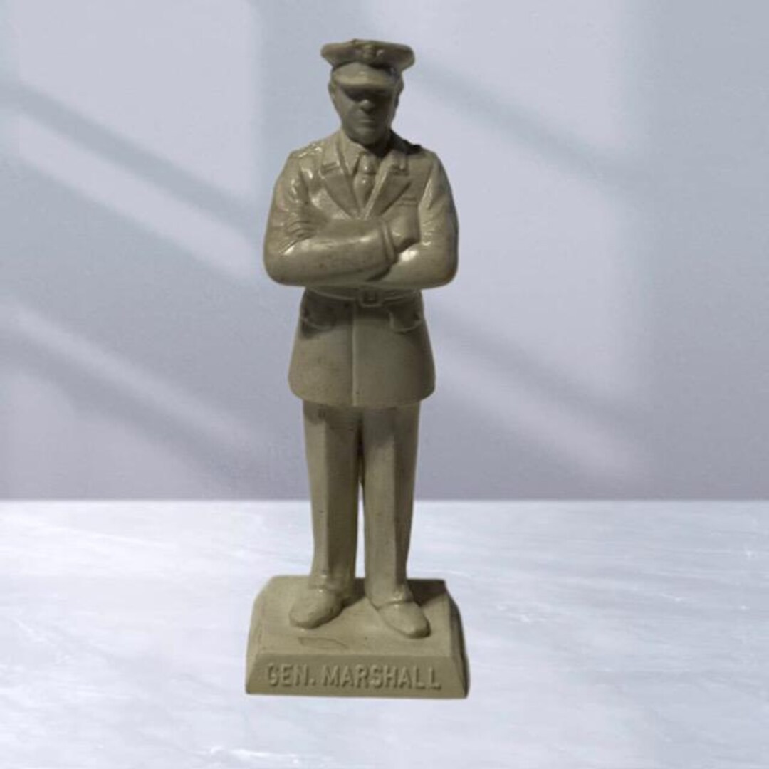Marshall Louis Marx Famous Generals Toy Soldier Figure Vtg Plastic ...