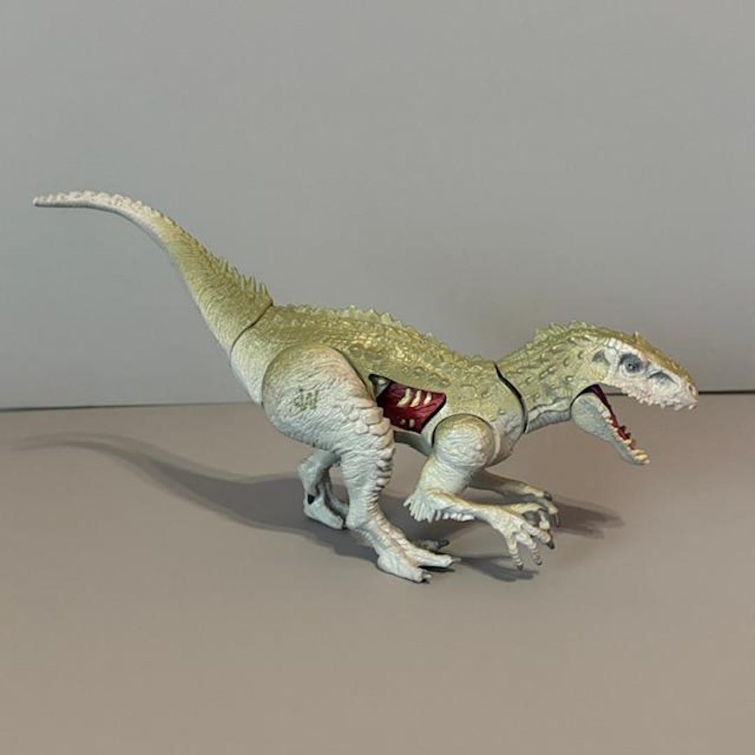 Vintage Dinosaur Toy Figure Safari Jurassic Park Raptor Hasbro Movie ...