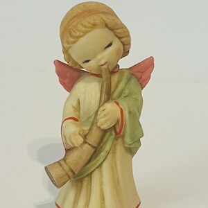 Anri Ferrandiz Italy Hand Carved Figurine Vtg Signed Angel Shofar ...