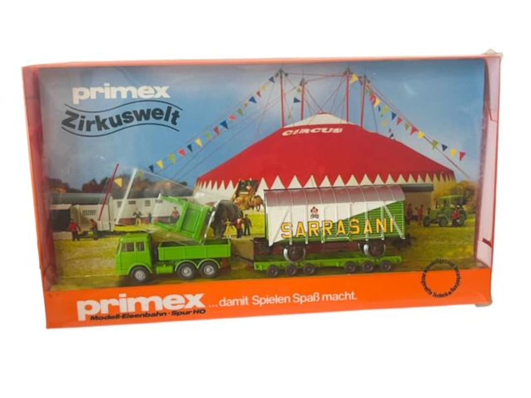 Primex Zirkuswelttrain Miniature Model Locomotive Railroad Vtg Germany ...