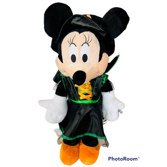 Minnie Mouse Plush Halloween Witch Stuffed Animal Doll Figure - Etsy