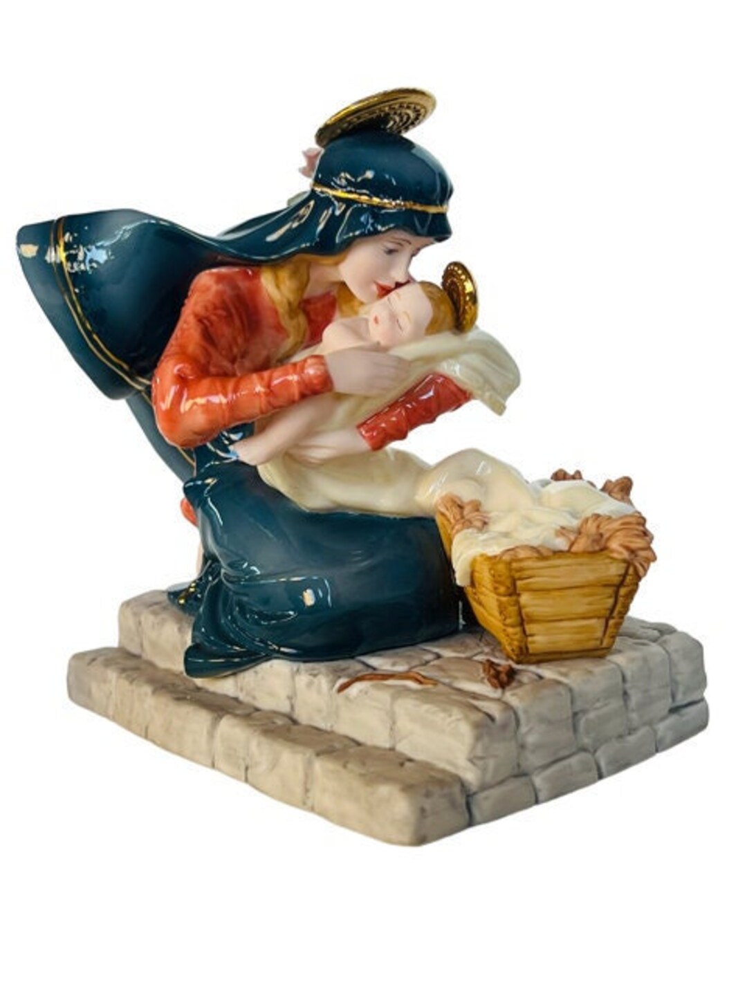 Vatican Nativity Figurine Virgin Mary Baby Jesus Christ Millennium ...