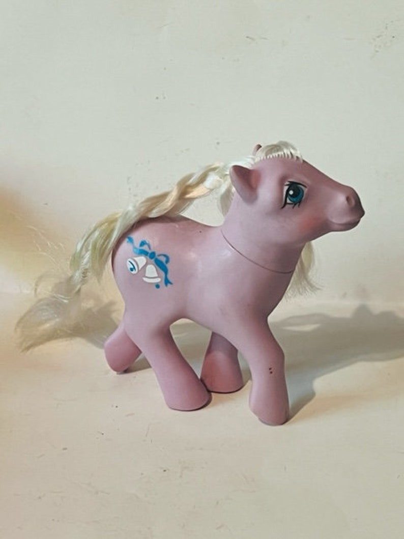 My Little Pony Toy Figure 1984 Hasbro Ponies G1 Vtg Bells Pink Belle ...