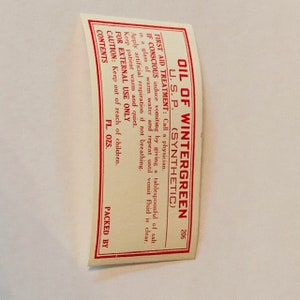 DRUGSTORE PHARMACY LABEL Antique Paper Ephemera Vintage Ww1 Era Wwi ...
