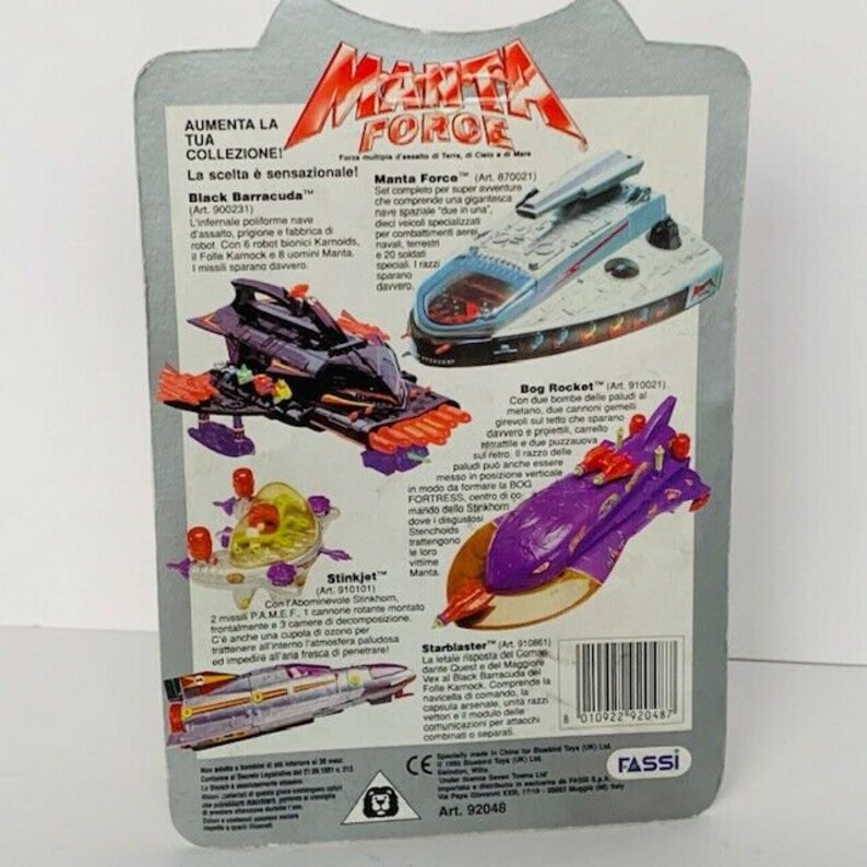 Manta Force Sunkhorn Stenchoids Fassi action figure toy set | Etsy