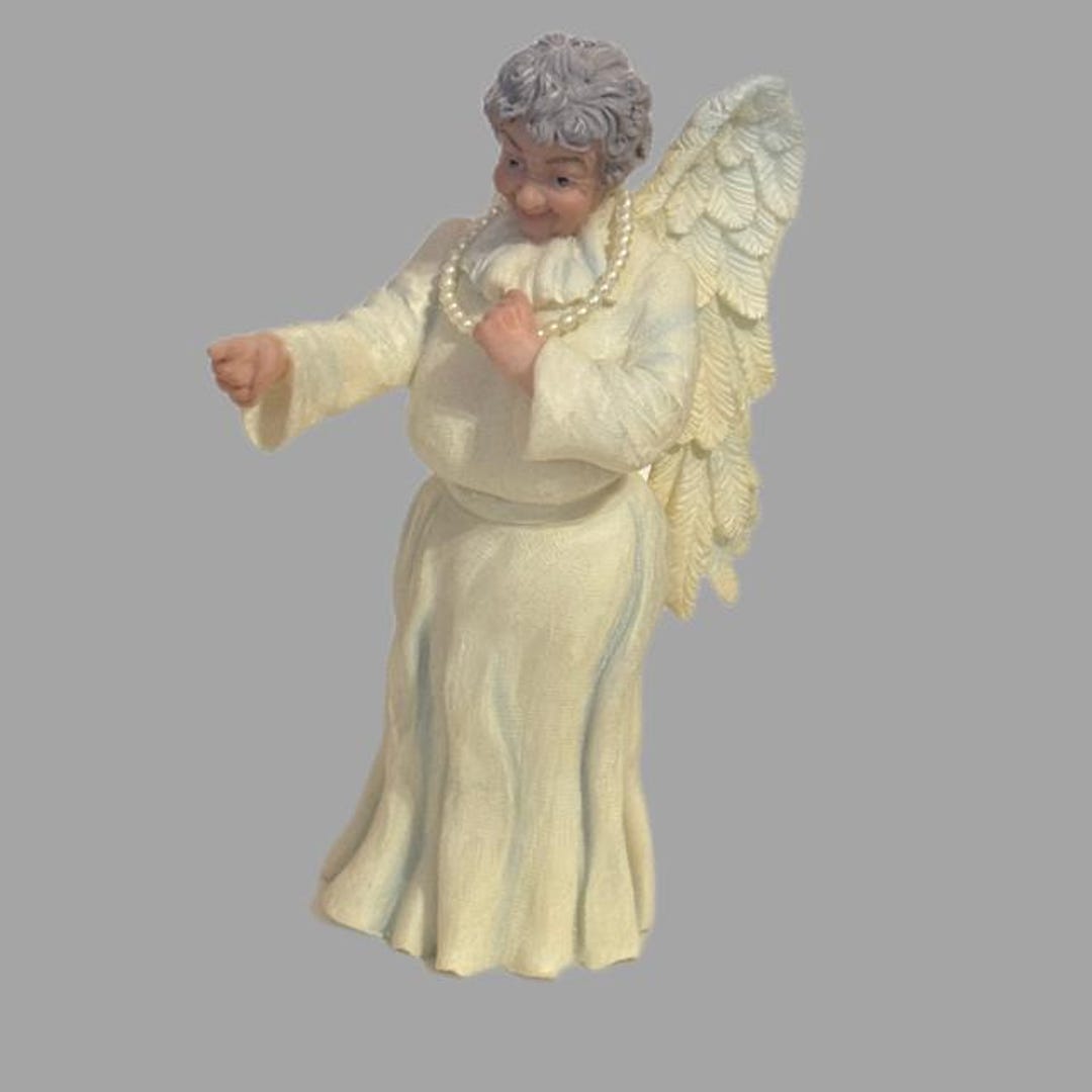 Vintage Heavens Retired Angel Figurine Rubel Studio Grandma Ms Bossy ...