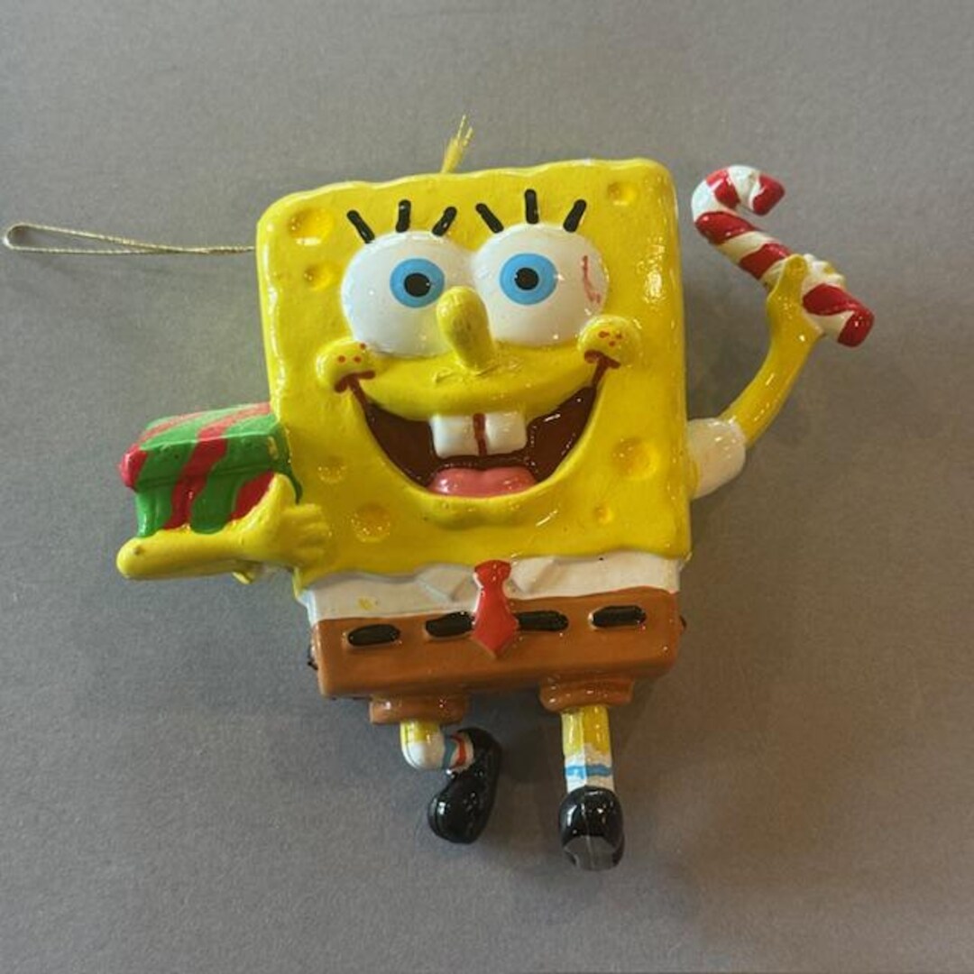 Spongebob Squarepants Christmas Ornament Candy Cane Holiday Patrick ...