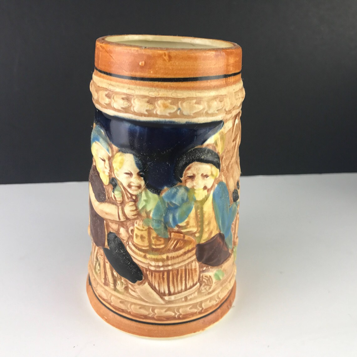 Enesco Germany Beer Stein Men Mug Cup Vintage Ceramic - Etsy