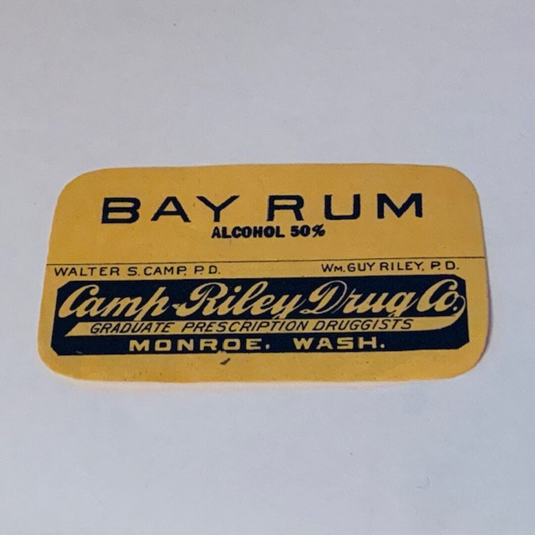 DRUGSTORE PHARMACY LABEL Drug Store Antique Paper Ephemera Vintage Ww1 ...