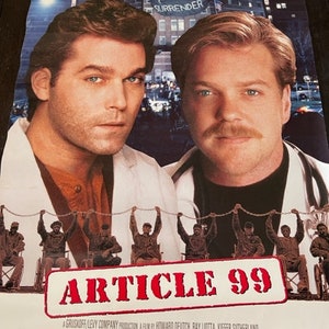 Movie Theater Cinema Poster Lobby Card 1992 Article 99 Ray Liotta ...