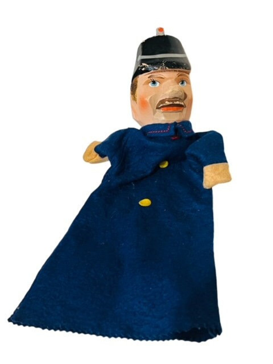 Hand Puppet Toy 1965 Muppets Mr Rogers Vtg Antique Jim Henson Police ...