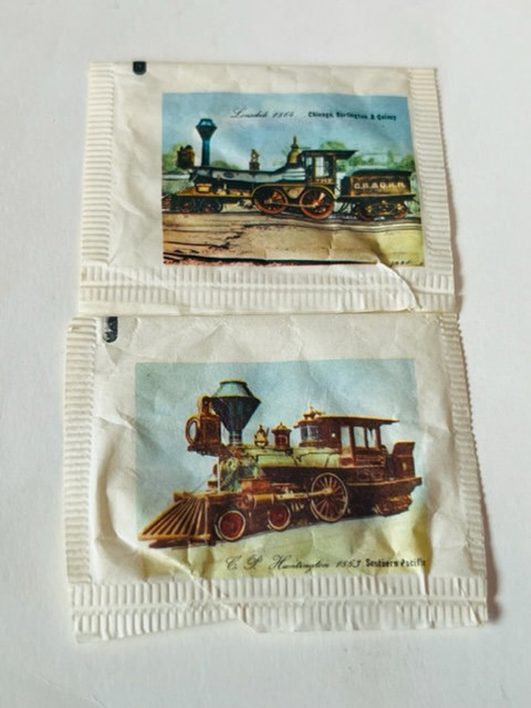 Holly Sugar Packet LOT Ephemera 1960s Train Huntington Southern Pacific ...