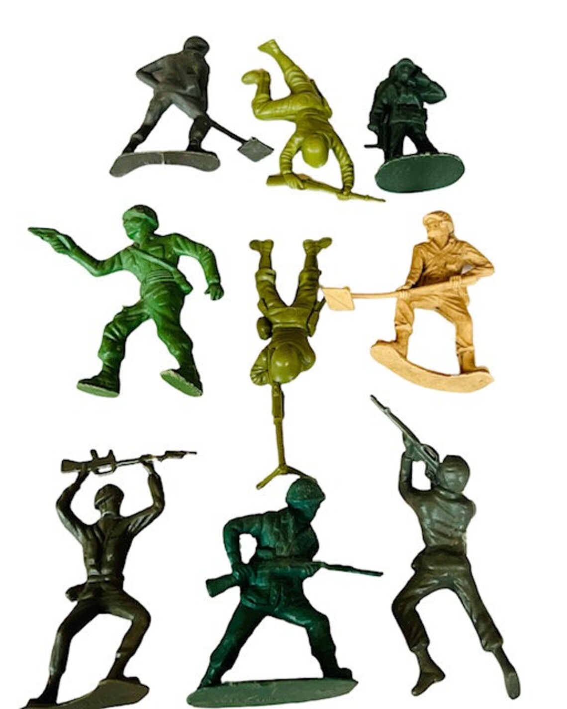 Toy Soldier Vtg Military Figure Army Men Mpc Mee Marx Plastic - Etsy