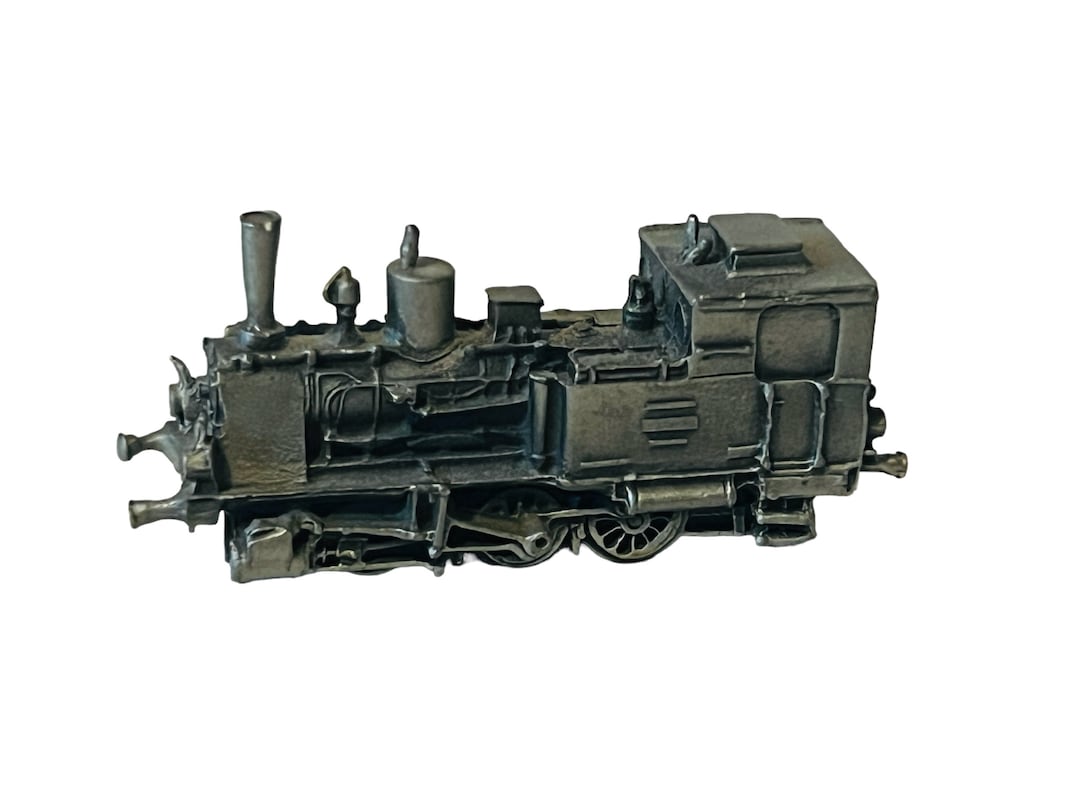 Danbury Mint Pewter Train American Steam Engine Locomotive Figurine ...