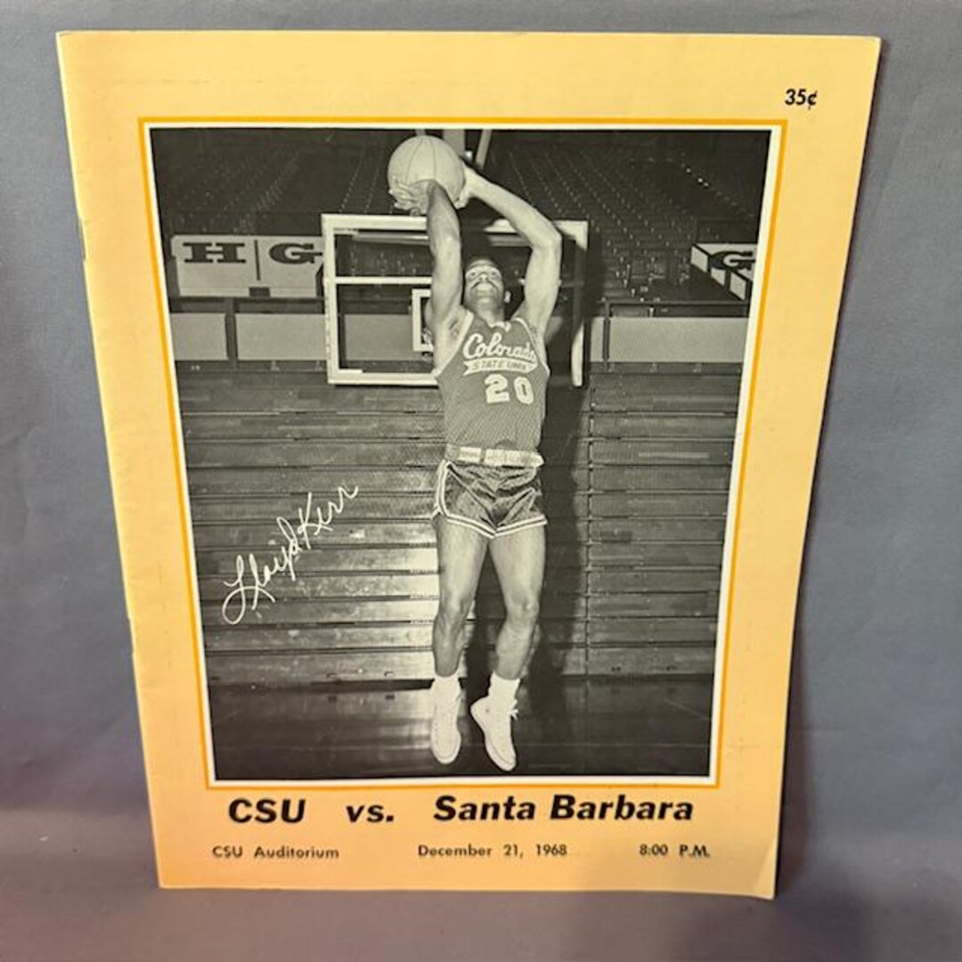 Vintage Basketball Program Print Ad Bracket 1968 CSU Santa Barbara ...