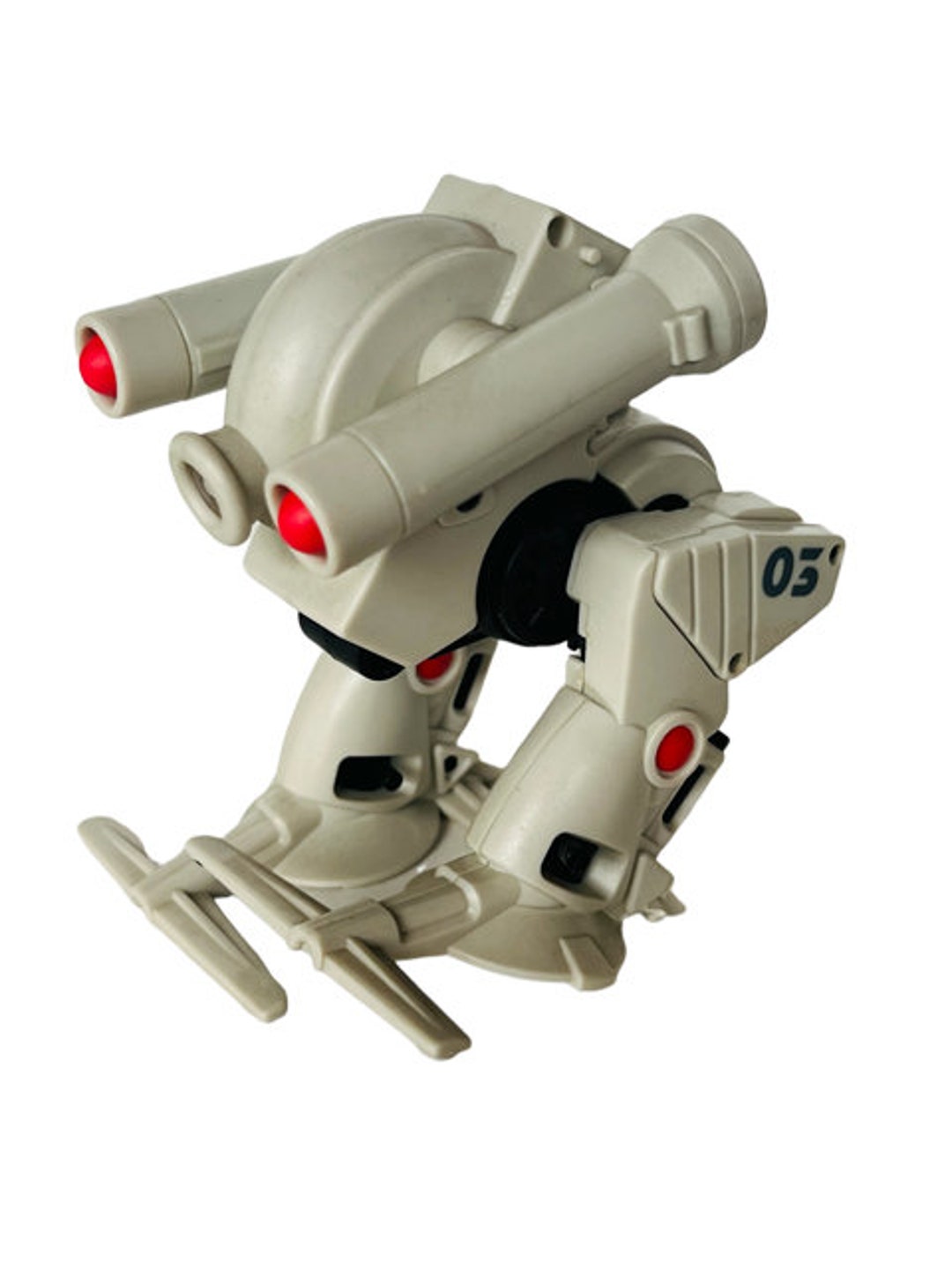 Robot Walking Toy Vtg 03 Droid Robotech Anime Light up Figure Gray ...