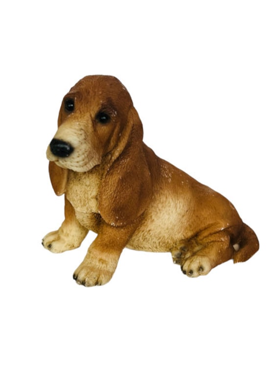 Dog Figurine Puppy Puppies Castagna Italy Sculpture Vtg Basset - Etsy