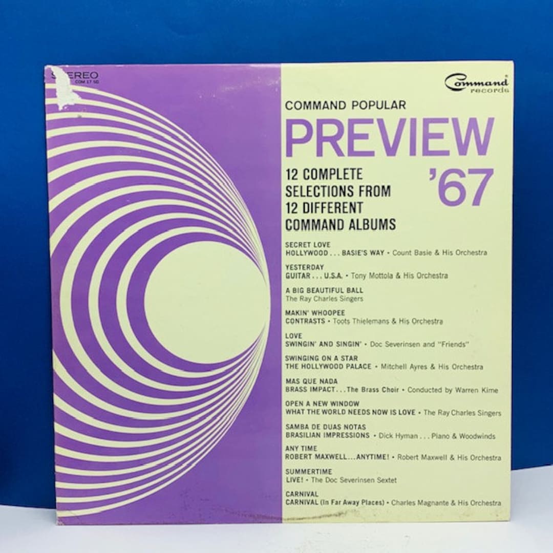 VINYL RECORD VINTAGE 33 Rpm Music Album Lp Vtg in Cover Sleeve Mcm 12 ...