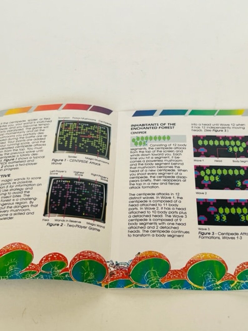 Centipede Cartridge Atari 5200 Video Game Vtg Manual Instruction Arcade ...