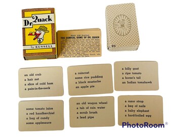 Dr Quack Card Game | Etsy